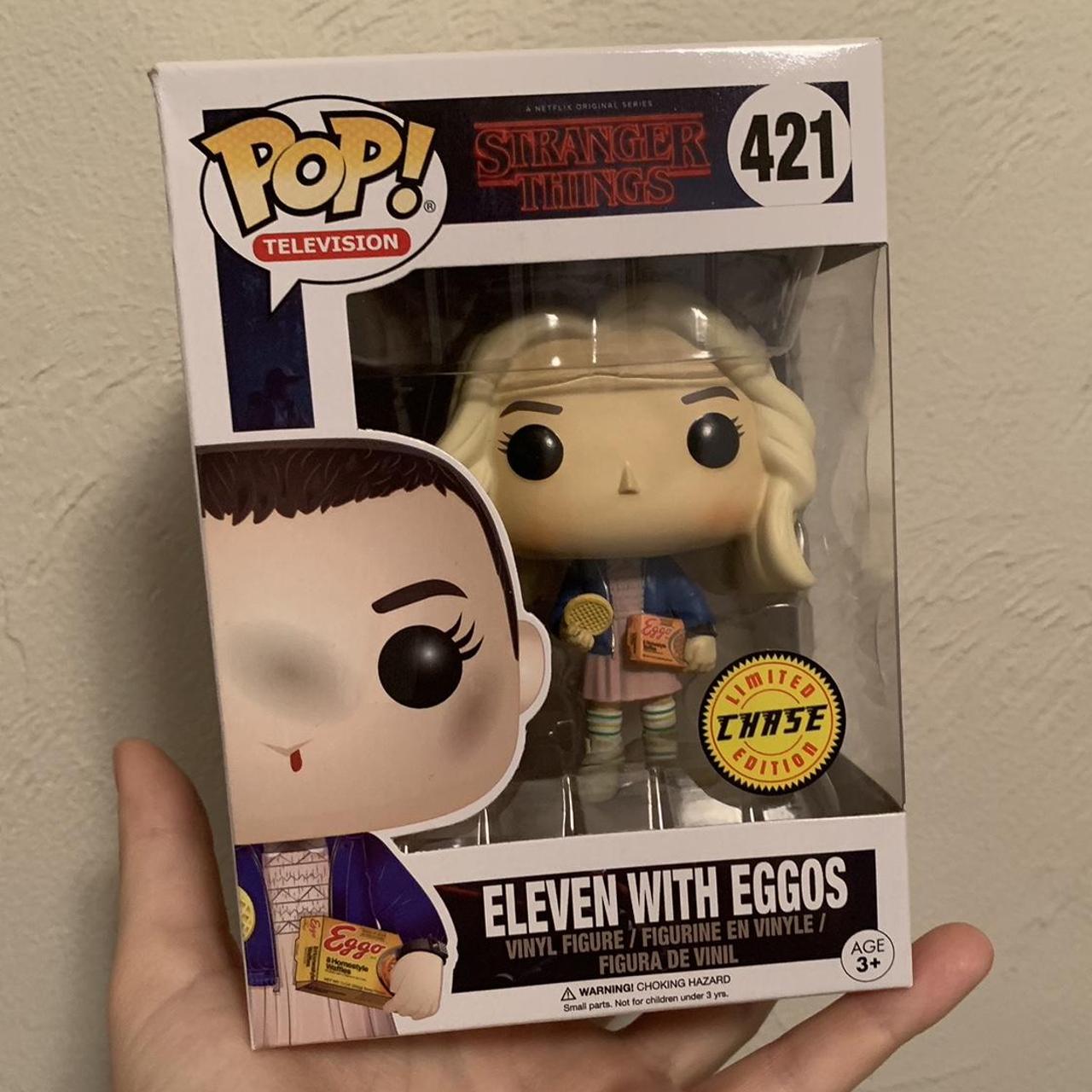 Eleven with Eggos Chase Edition Funko Pop, like new... - Depop
