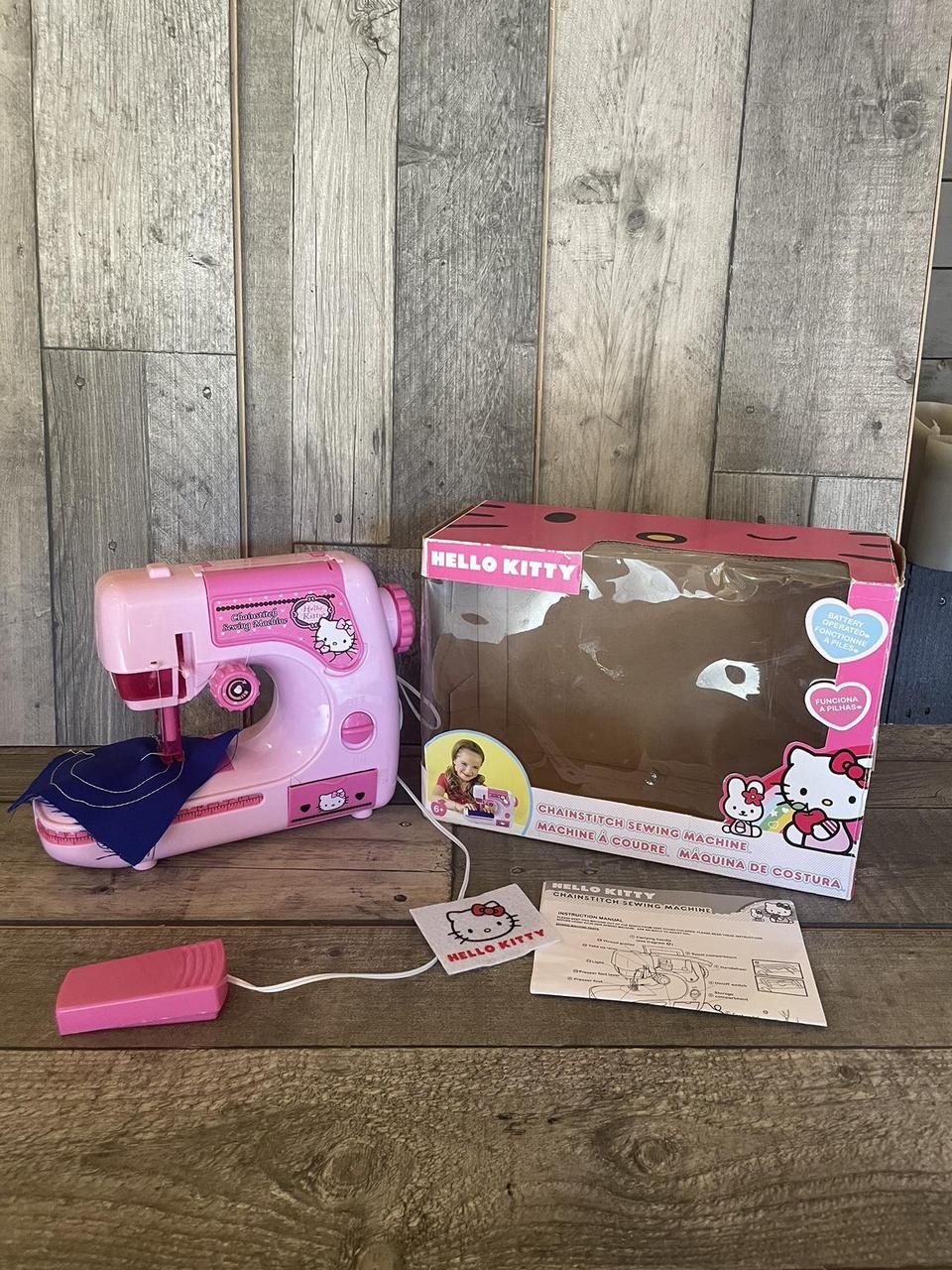 Hello Kitty Sewing Machine good condition all... - Depop