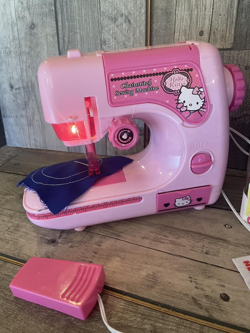 Hello Kitty Sewing Machine good condition all... - Depop