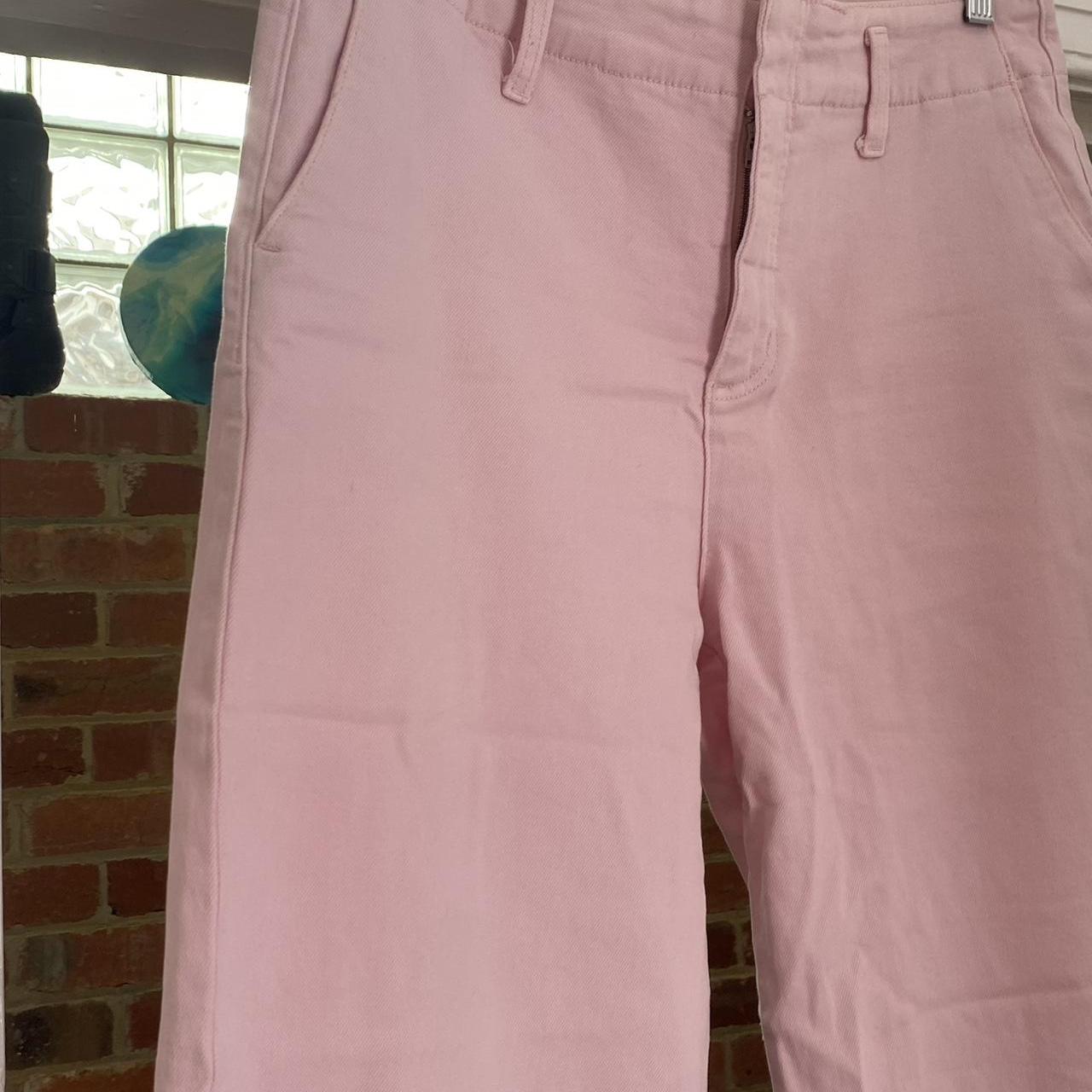 Country Road pink wide leg jeans - size 12 - Depop