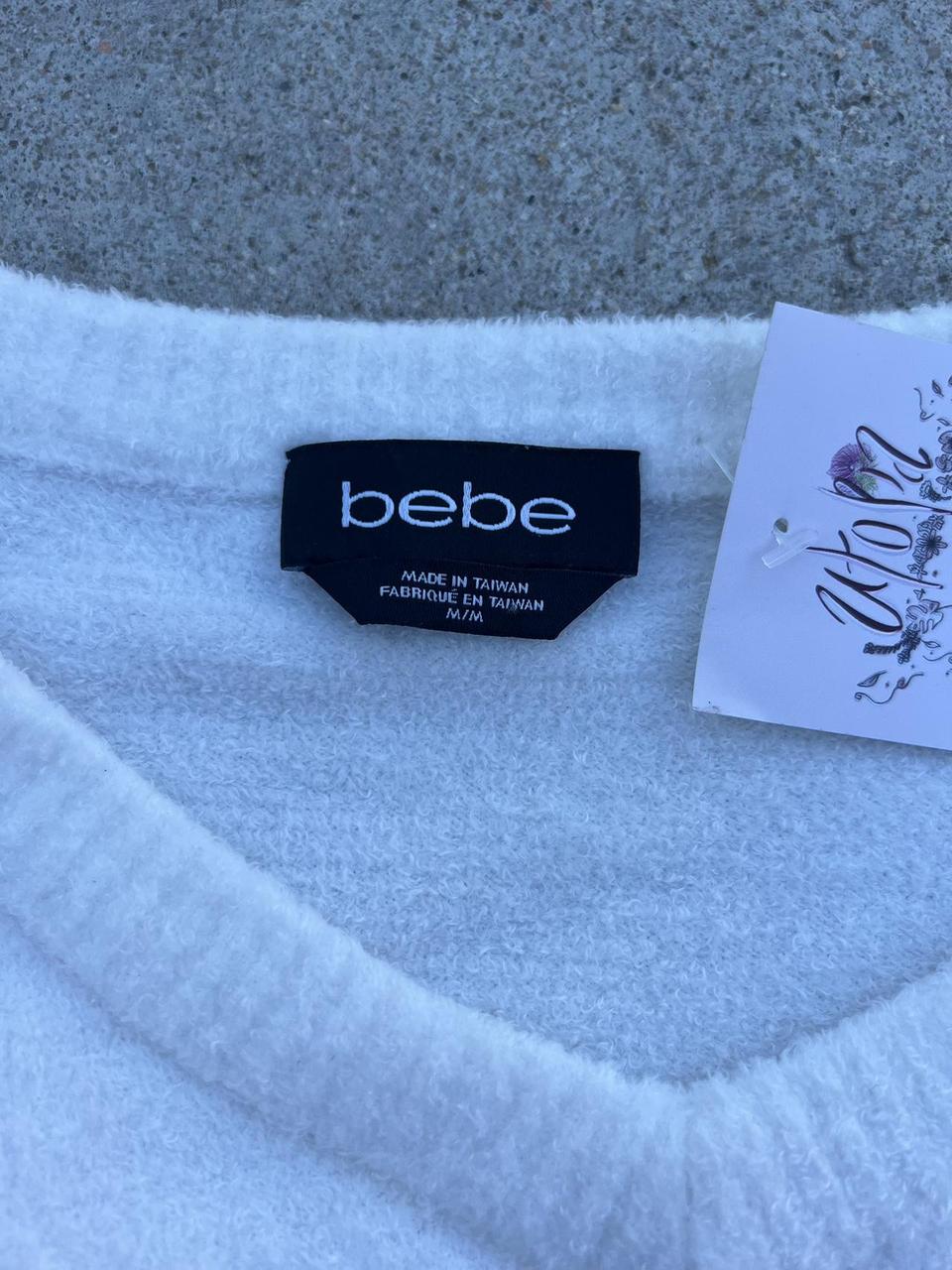 vintage 90s/2000s fuzzy bebe sweater