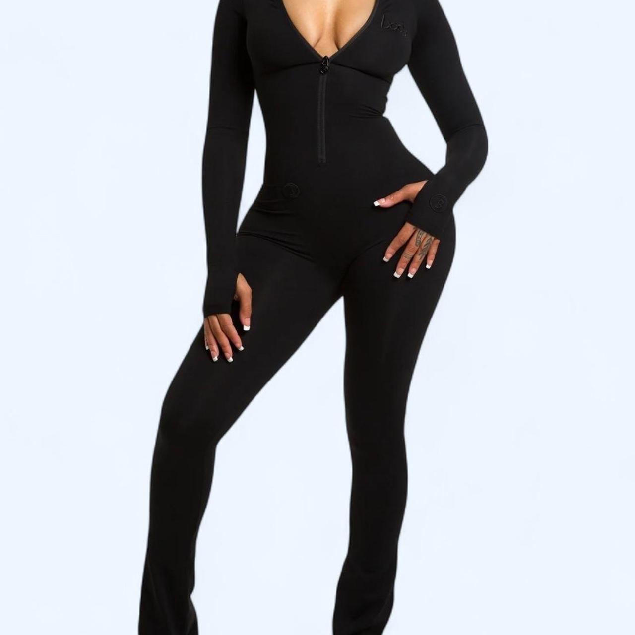 ️Black Body Basics Flare Jumpsuit ️ NWT in original... | Depop