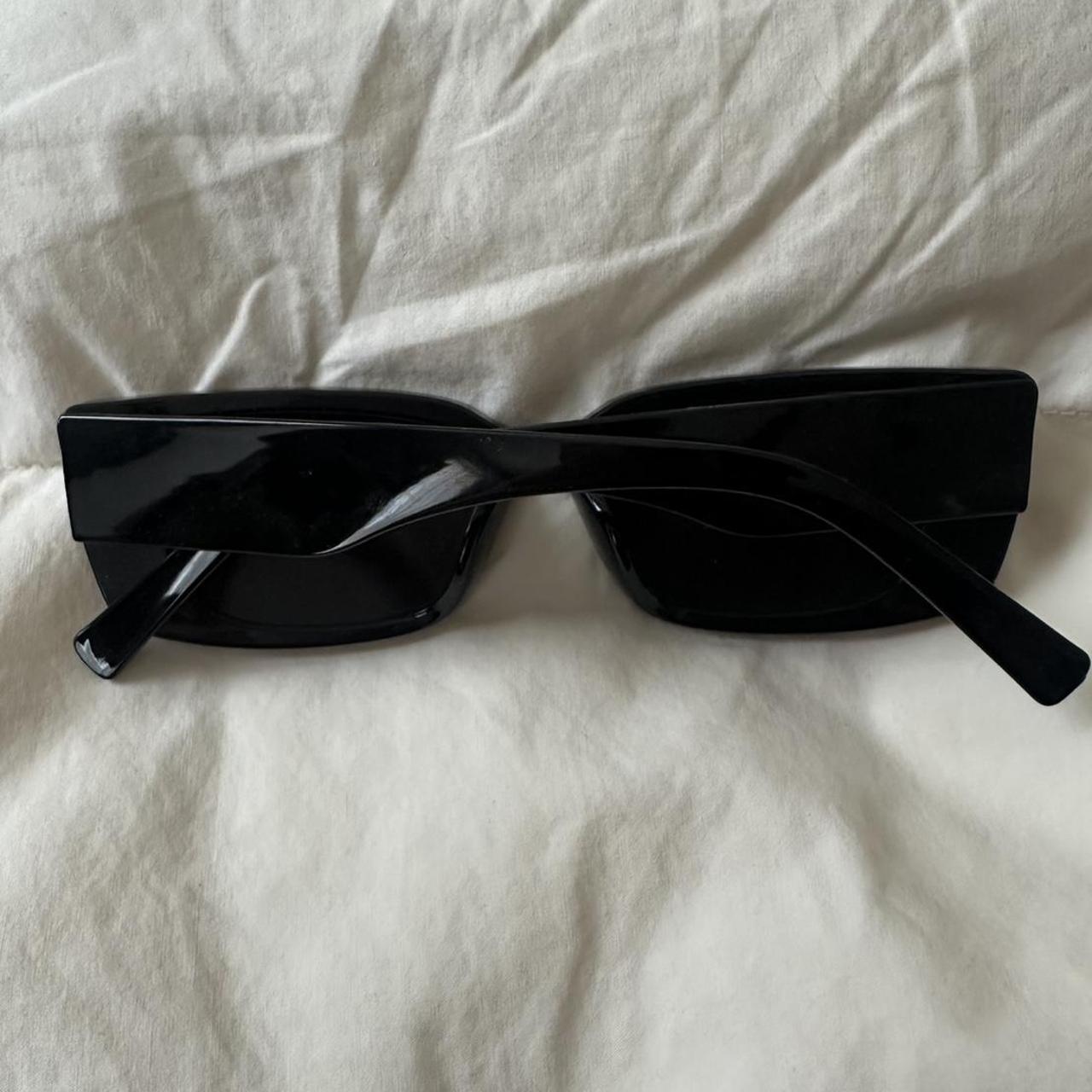 BASIC BLACK FRAMES • square frames with dark... | Depop