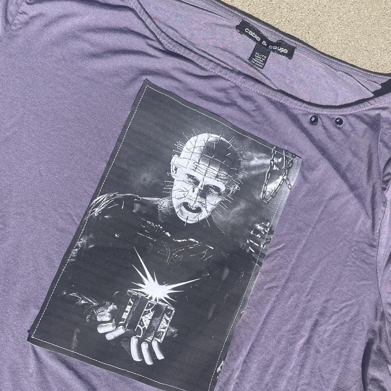 Hellraiser tee Made by me. I added the patch and... | Depop