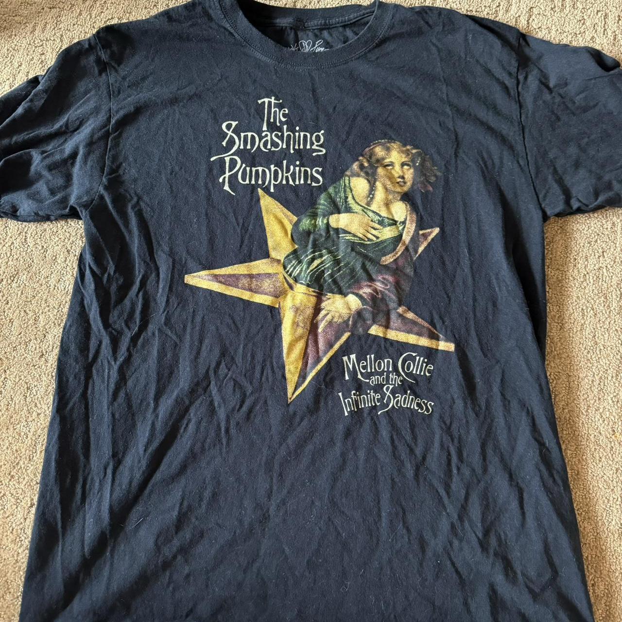 Smashing pumpkins Black band Tee shirt - Depop