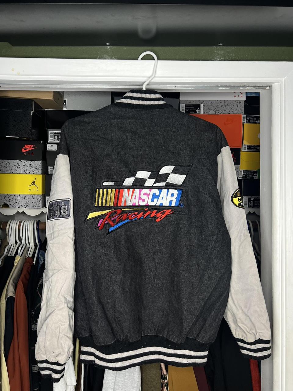 NASCAR Nextel denim varsity, racing jacket #Nascar... - Depop