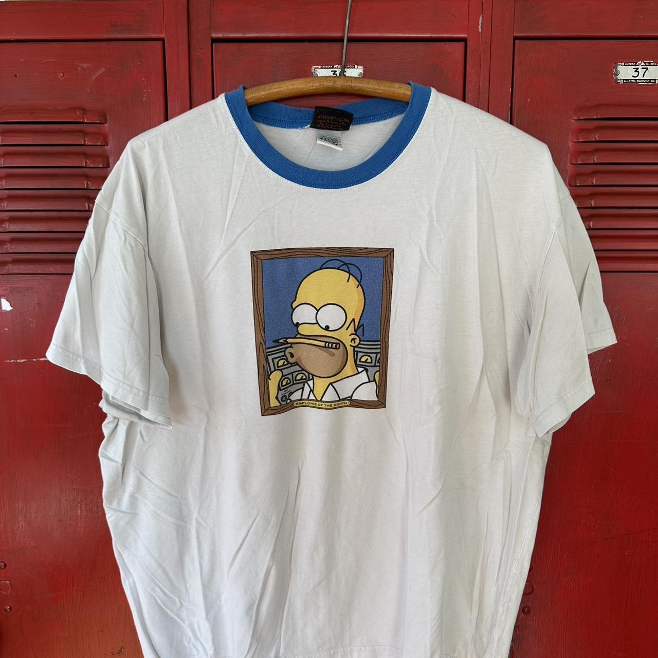 bart simpson ringer tee size large graphic tee ... | Depop