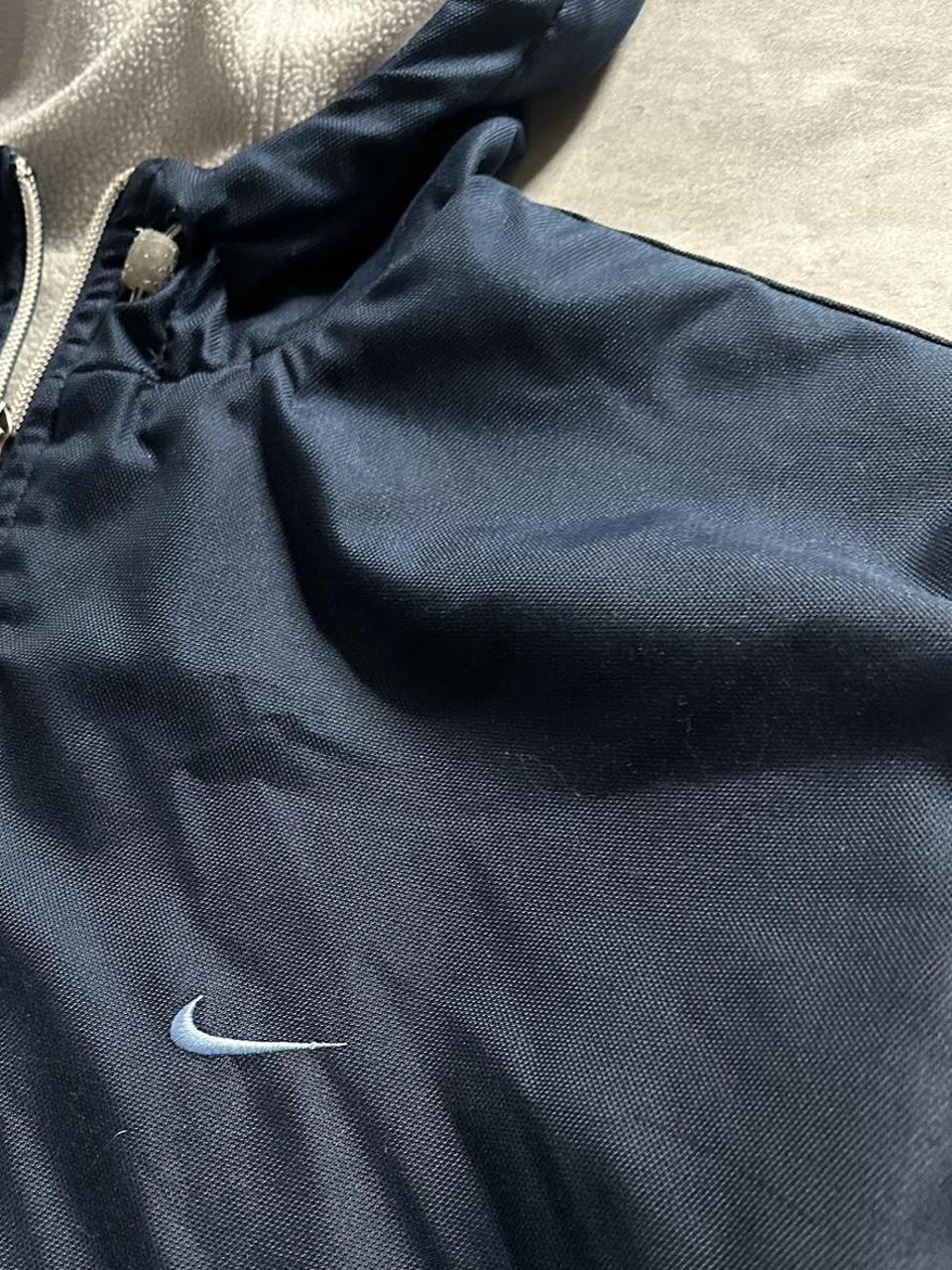90’s Blue Nike Jacket Size XL/XXL 25” Width 31”... - Depop