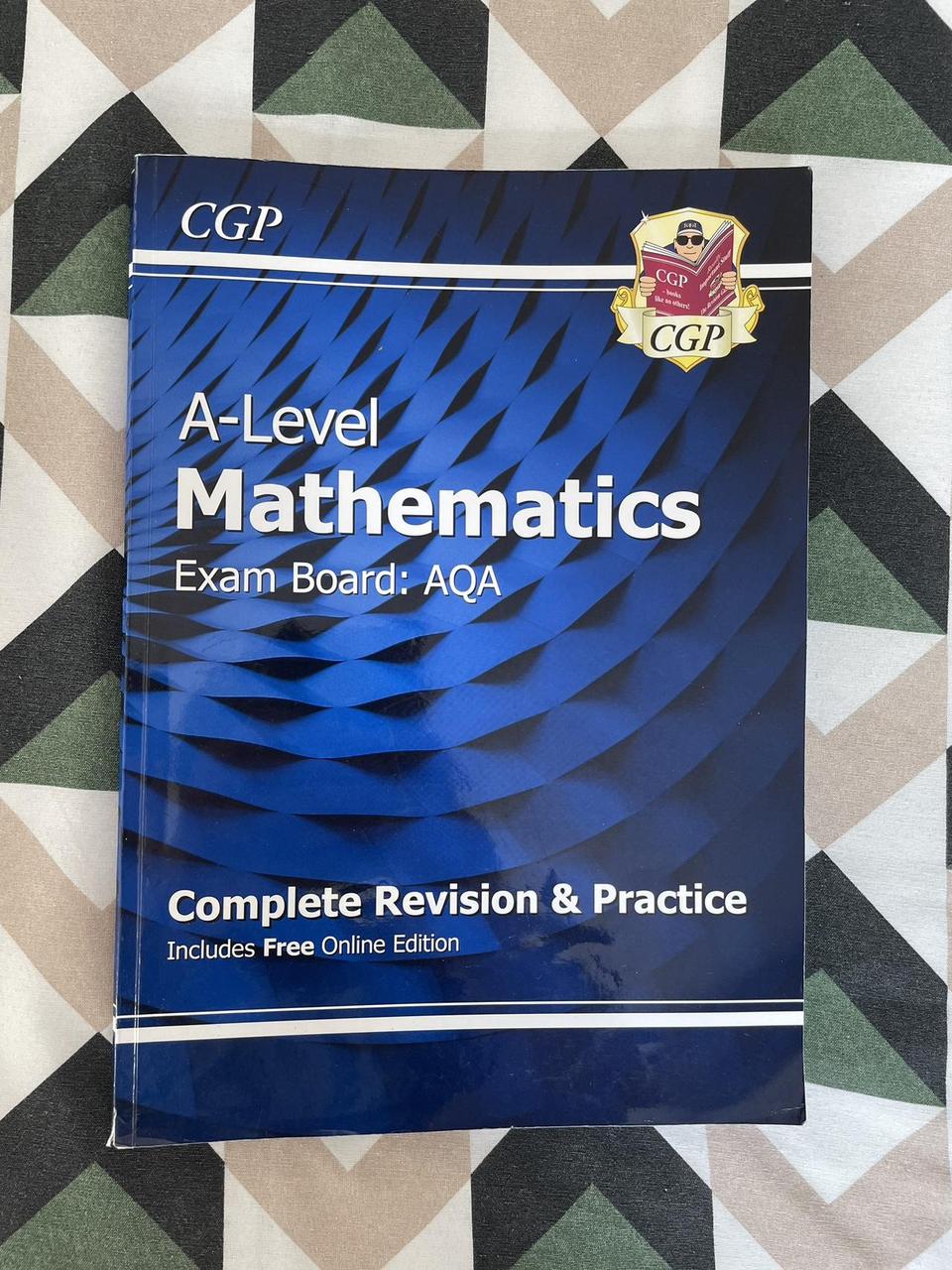 AQA A-Level Maths Revision Guide Book is slightly... - Depop