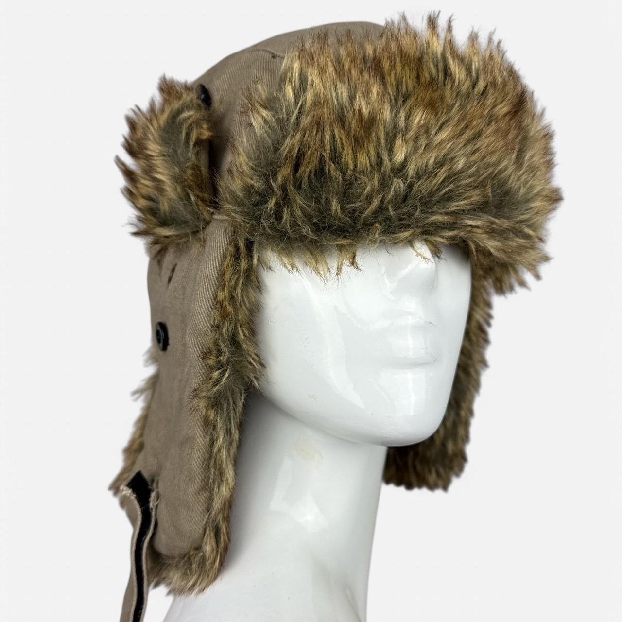Faux Fur Trapper Hat – Cozy Winter Y2K Grunge Stay... | Depop