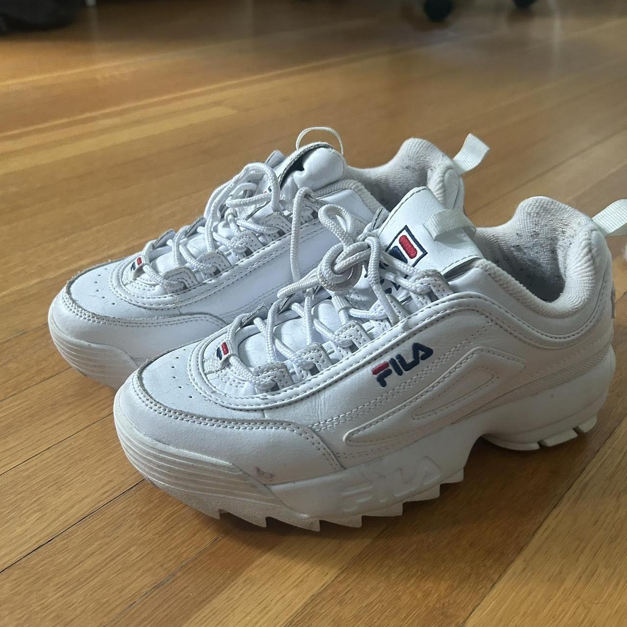 Chunky Fila Shoes Size 75 Barely Worn Depop