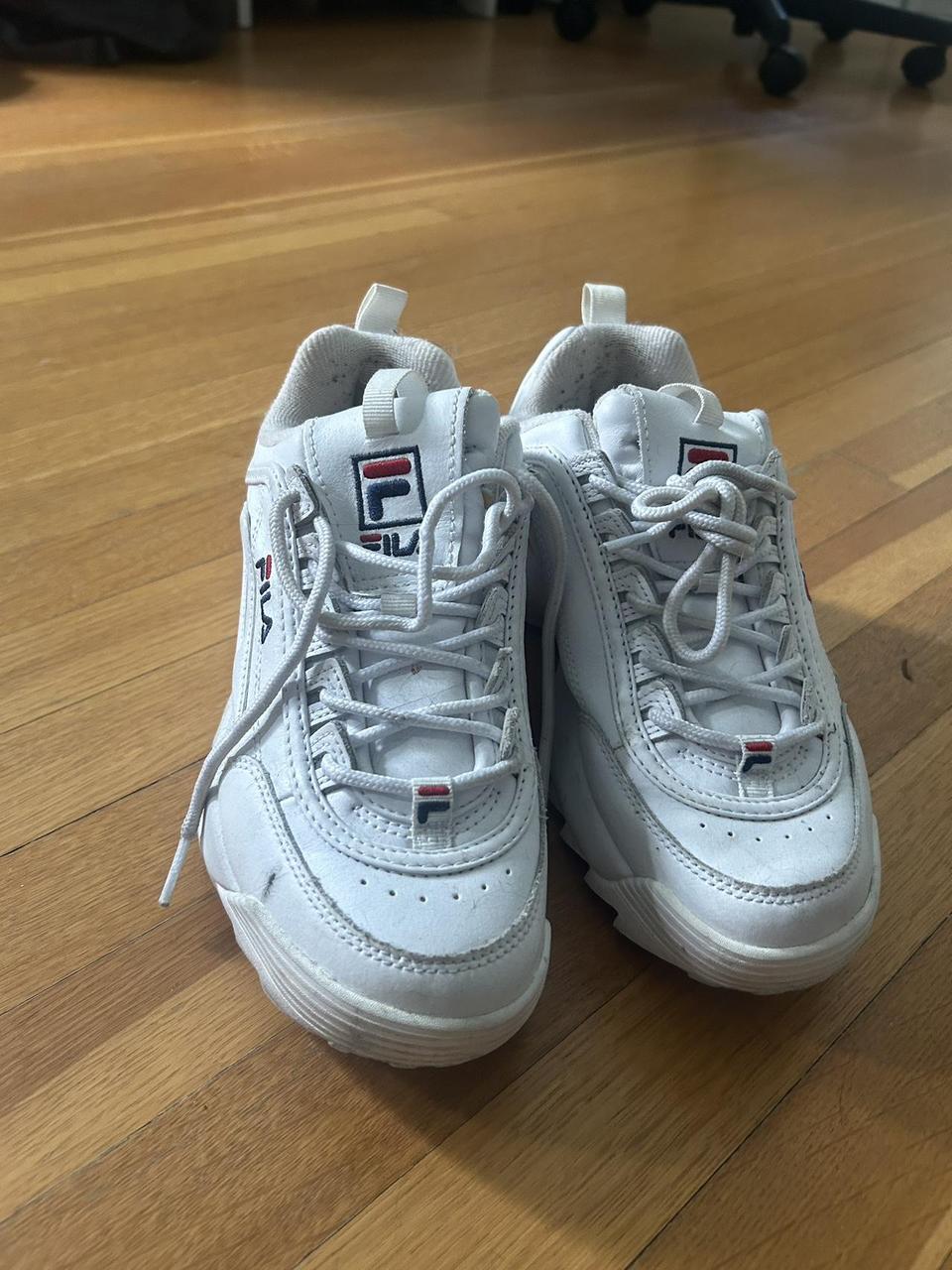 Chunky Fila Shoes Size 75 Barely Worn Depop