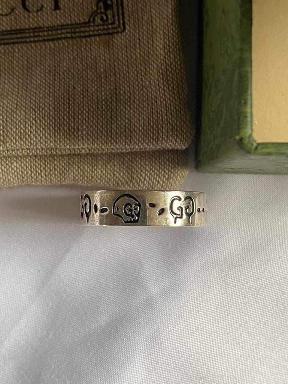 Gucci Ghost Ring size 18 Silver 925 Bought from... - Depop