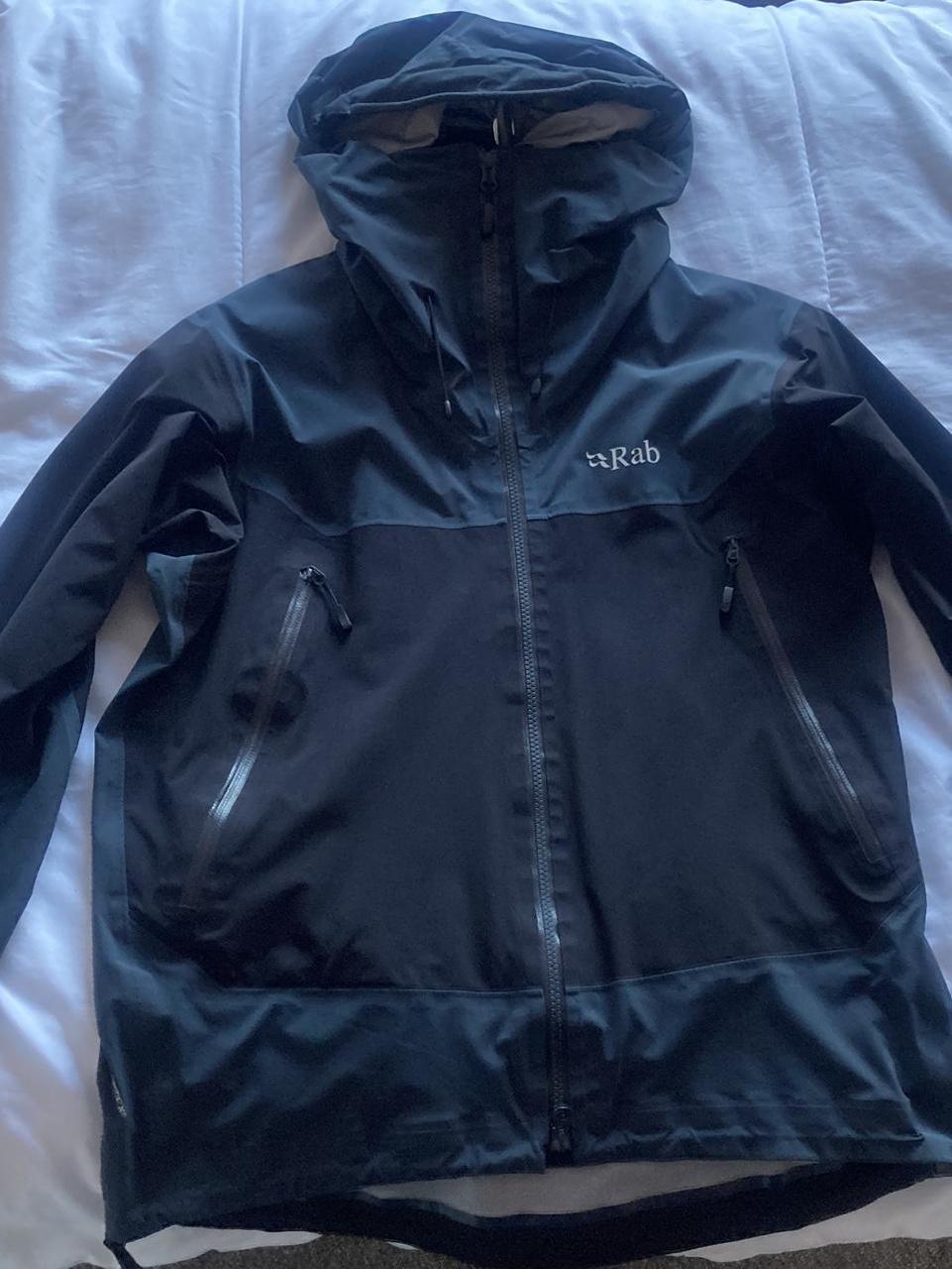 Rab Men’s Waterproof Coat Size: UK Small... - Depop