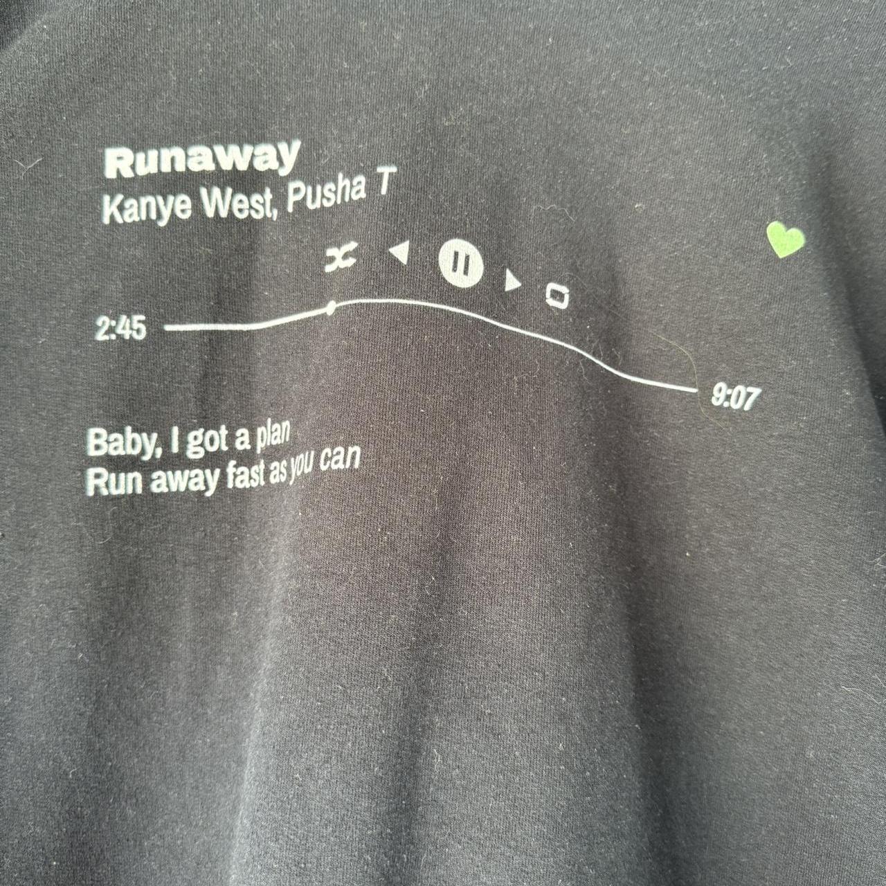 Kanye West Runaway Merch Oversized Sweatshirt | Depop