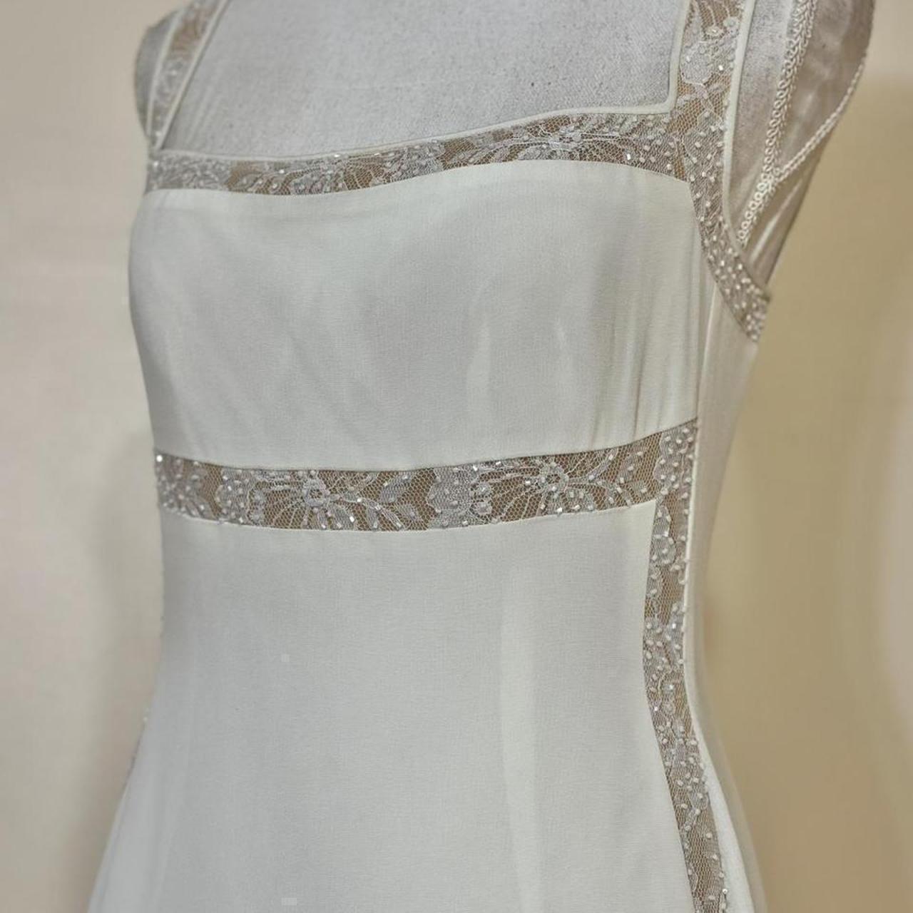 Cream Prom Dress Measurements • Size Small •... | Depop