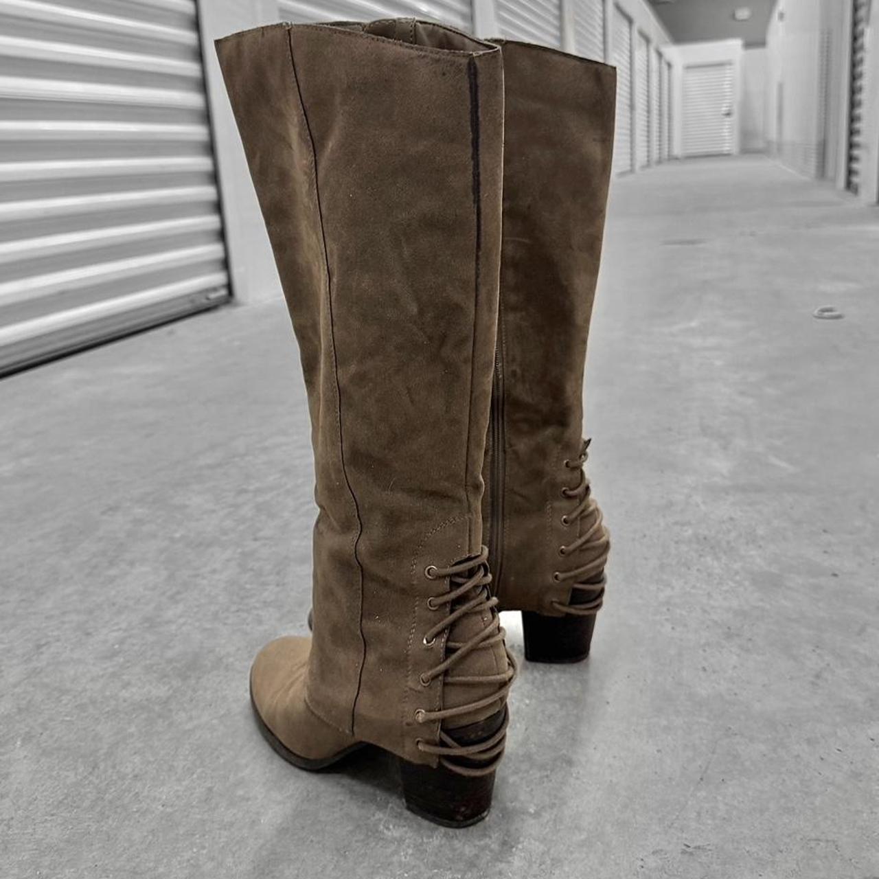 Fergalicious Fergie Layered Heel Boots These boots... | Depop