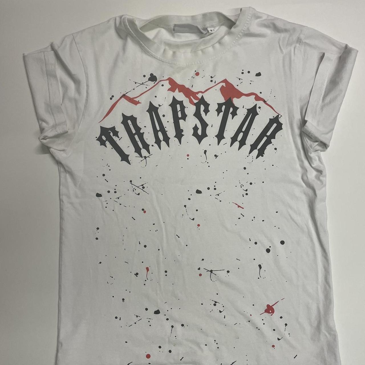 Trapstar t shirt Paint splatter Size small - Depop