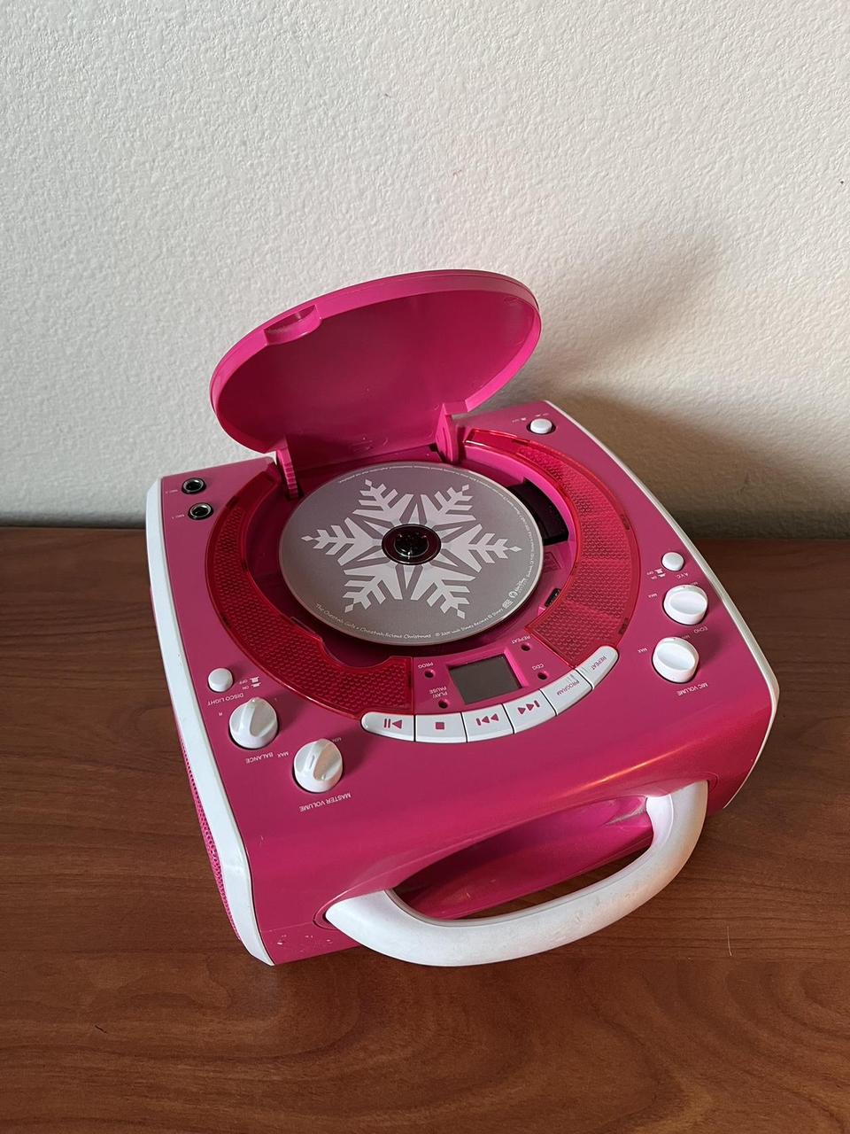 Y2K Pink CD Player | Singing Machine Classic | Takes... - Depop