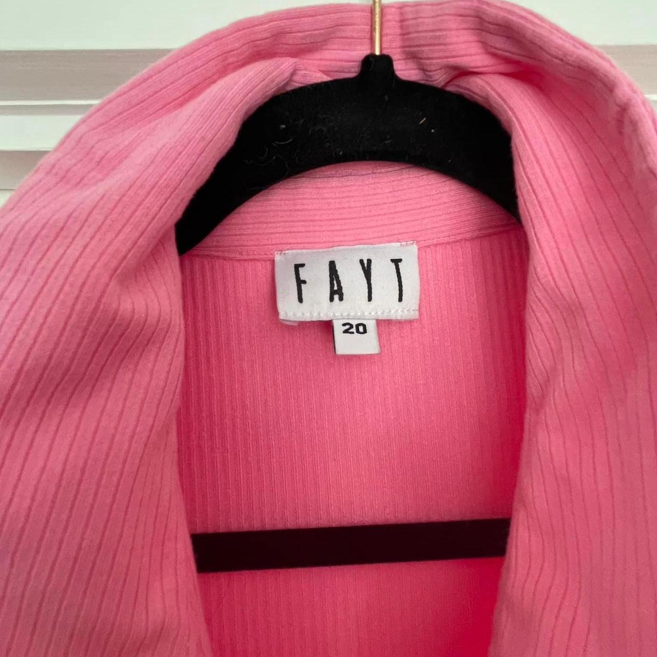 FAYT Pink linnea button dress size 20, only worn a... | Depop
