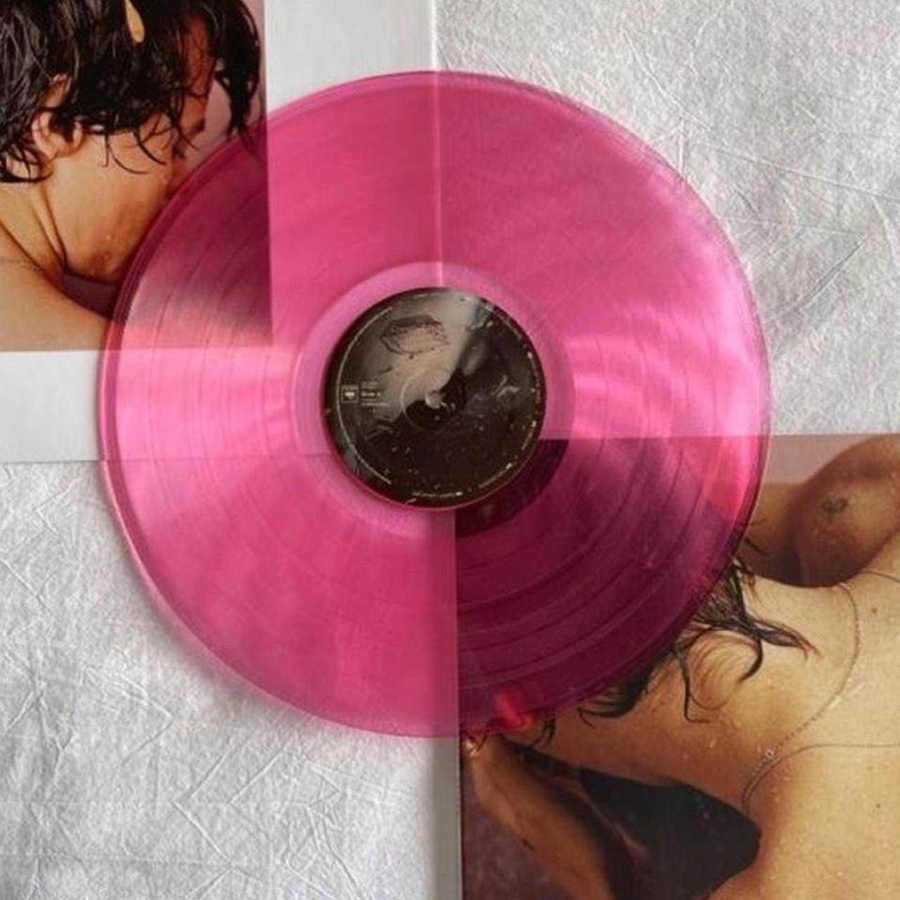 Harry Styles Pink HS1 Vinyl Record Limited... | Depop