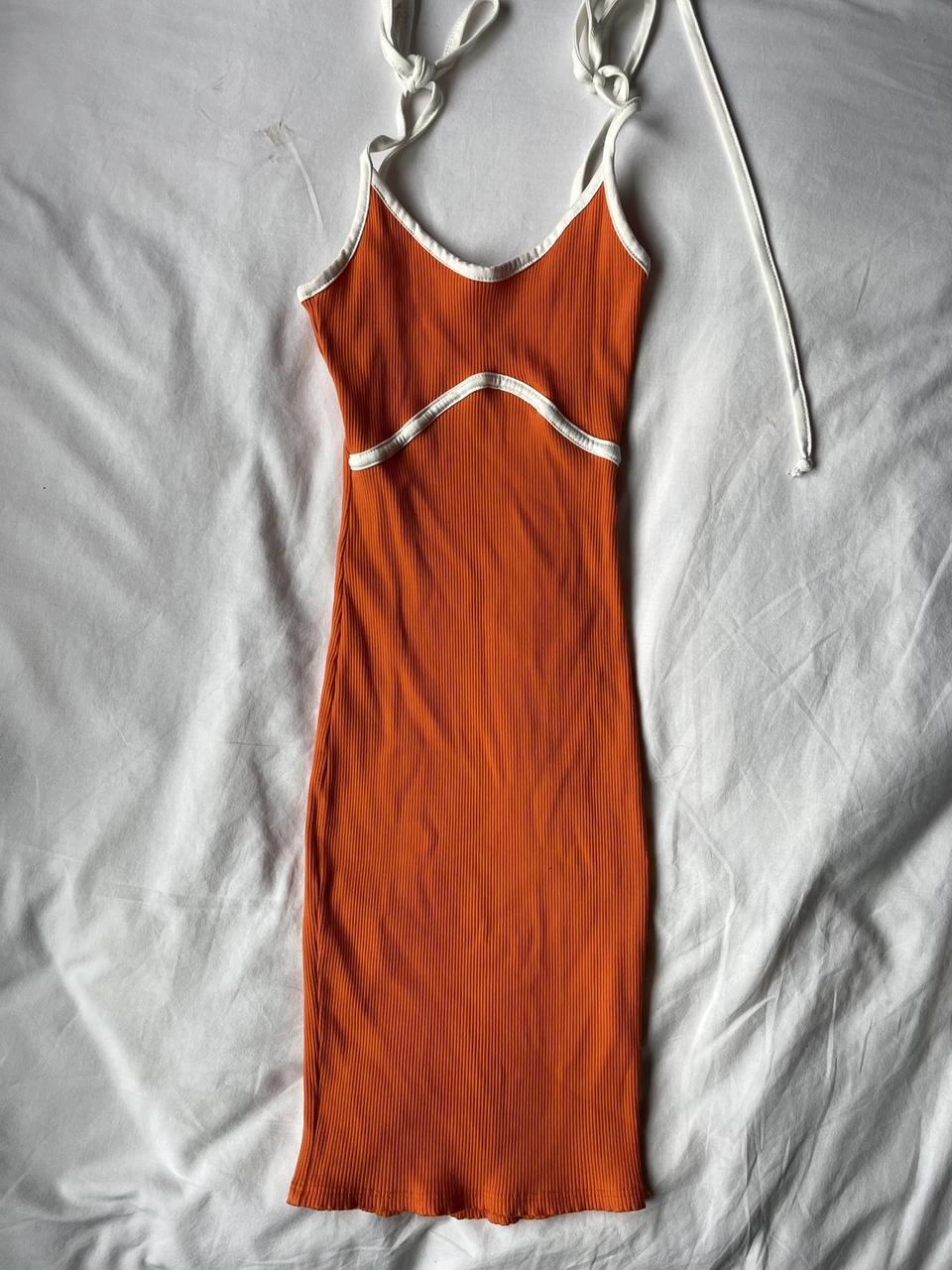 Cute orange dress - Depop