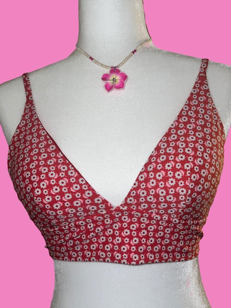 Aerie floral top bikini size M will include the... - Depop