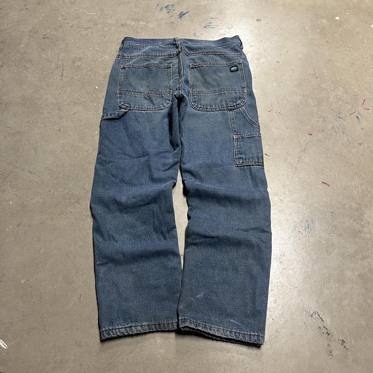 vintage 00s y2k key carpenter work wear jeans -... | Depop