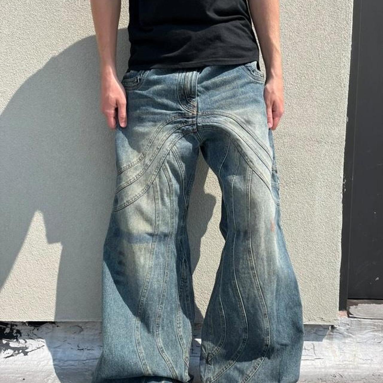 * WAVE HEAVY DENIM * Iconic wave heavy denim acid... | Depop