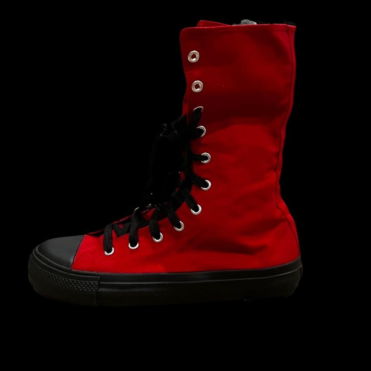 DEMONIA Deviant-201 high tops Practically new open... - Depop