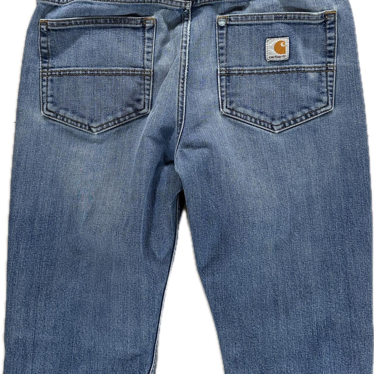 Carhartt Pants Adult 32 Denim Jeans Distressed 32... - Depop