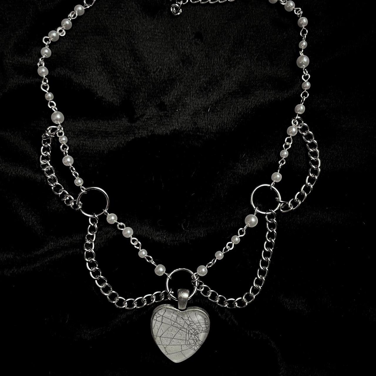 REAL PRESERVED SPIDER WEB!!! Love this little heart... - Depop