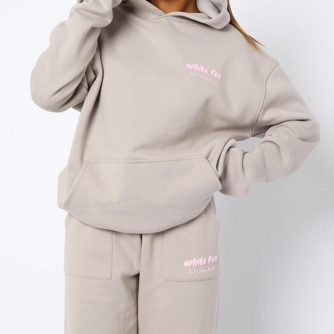 White Fox tracksuit set 🫶 Hoodie size: S/M Pants... - Depop