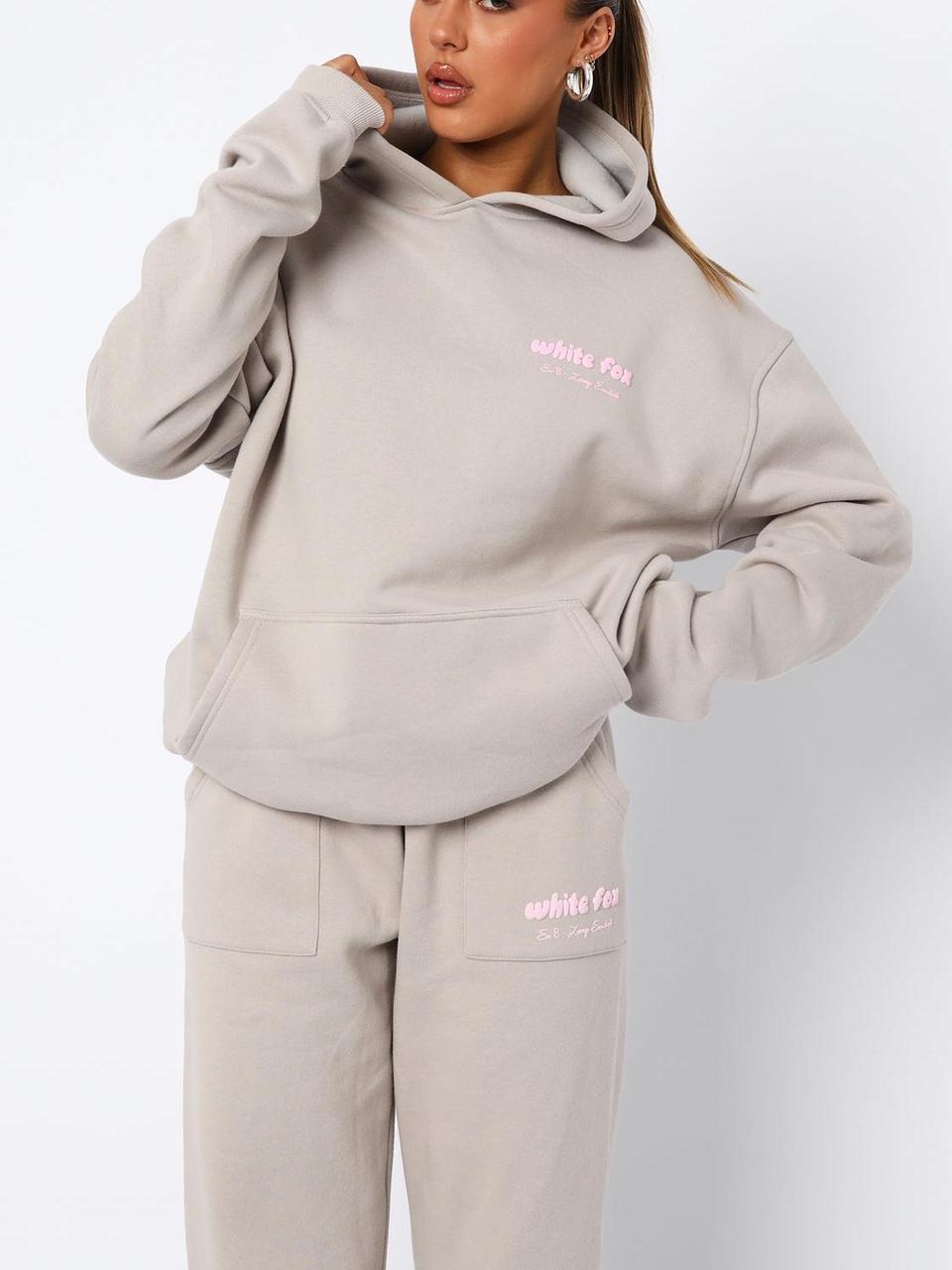 White Fox tracksuit set 🫶 Hoodie size: S/M Pants... - Depop