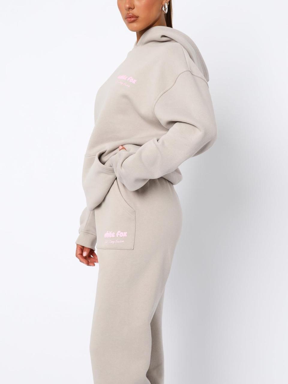 White Fox tracksuit set 🫶 Hoodie size: S/M Pants... - Depop