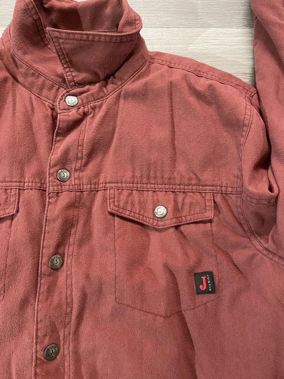 Justin Cowboy Jacket BootBarn Size Large - Depop