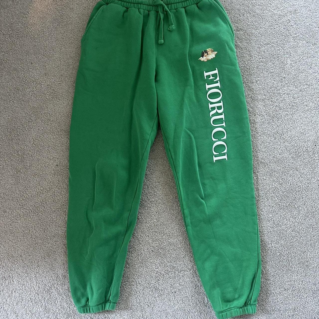 Fiorucci Trackies - green No size on tag, but fits... | Depop