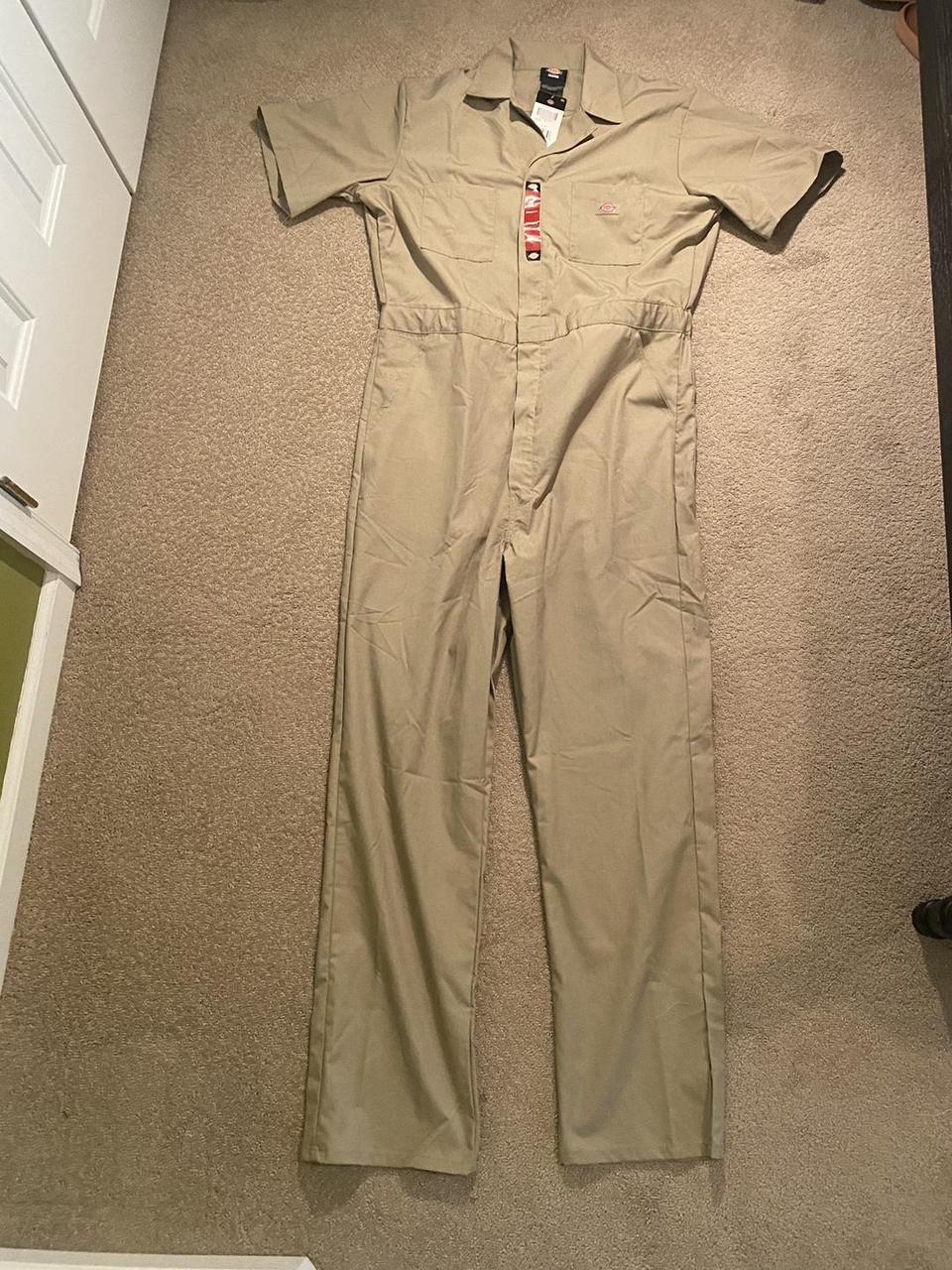 Tan Dickies coveralls Sz LT (Lrg tall) Brand New... - Depop
