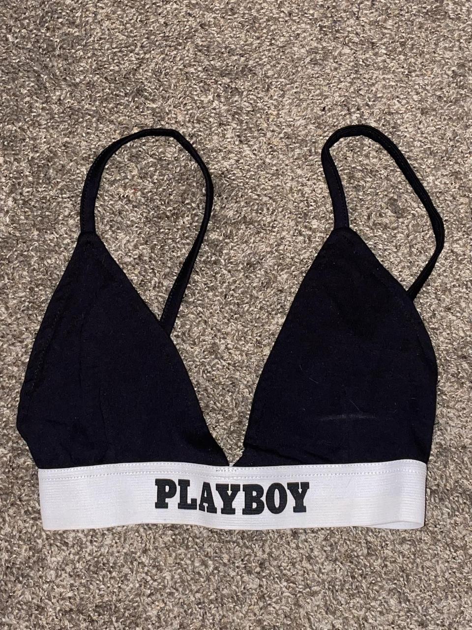 playboy x missguided bralette top size small - Depop