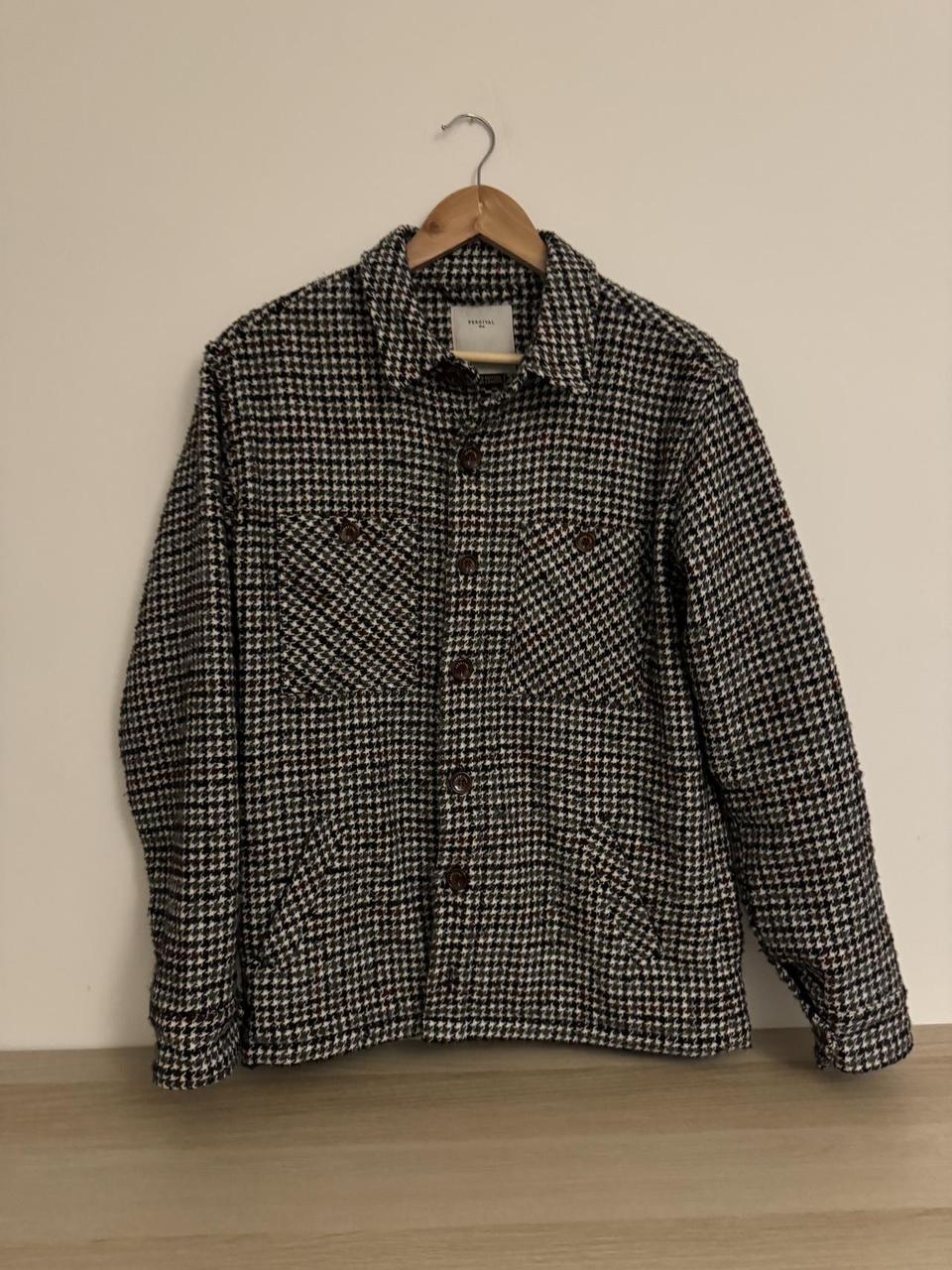 Percival - Check overshirt - Grey - Medium - Depop