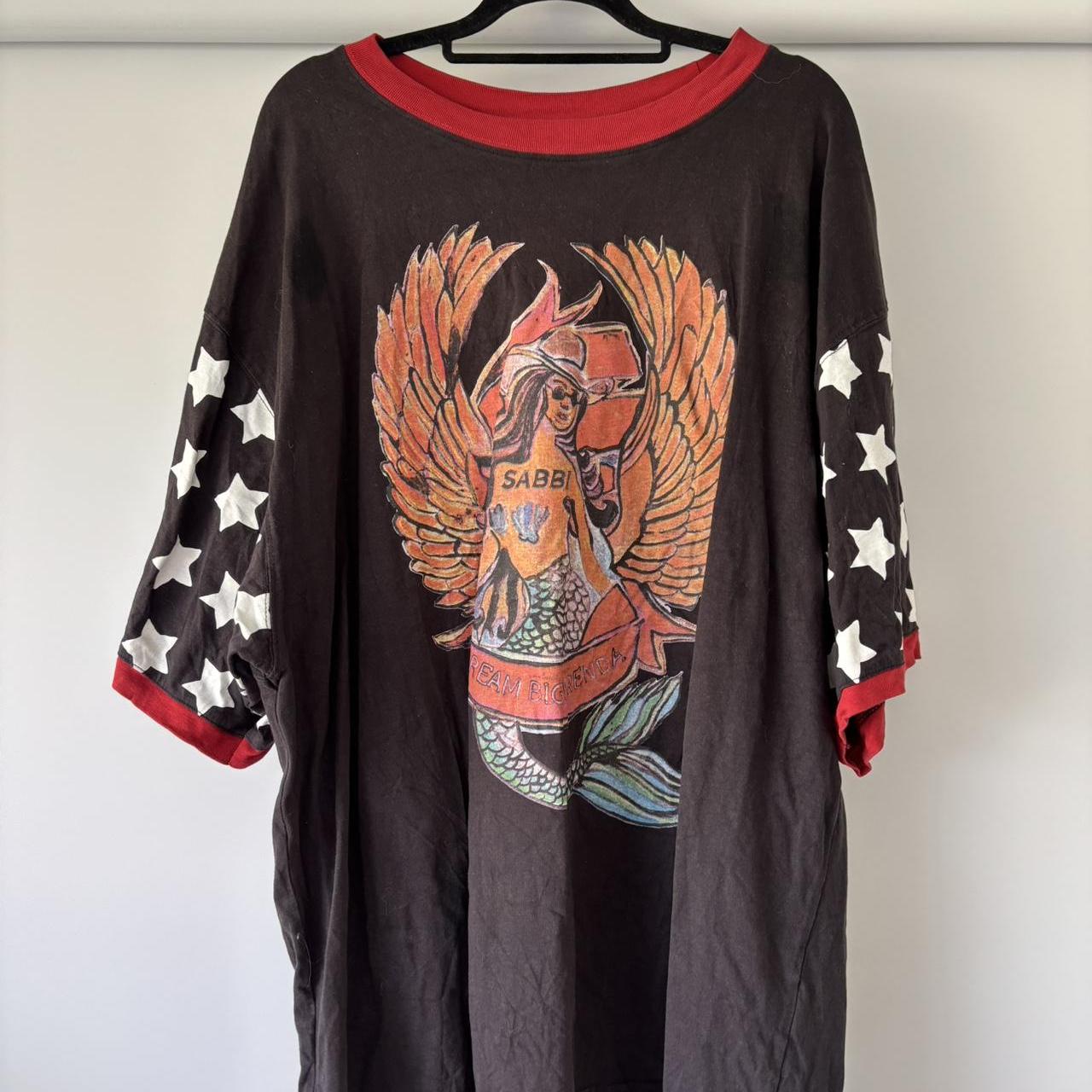 SABBI black oversized tshirt Size medium | Depop