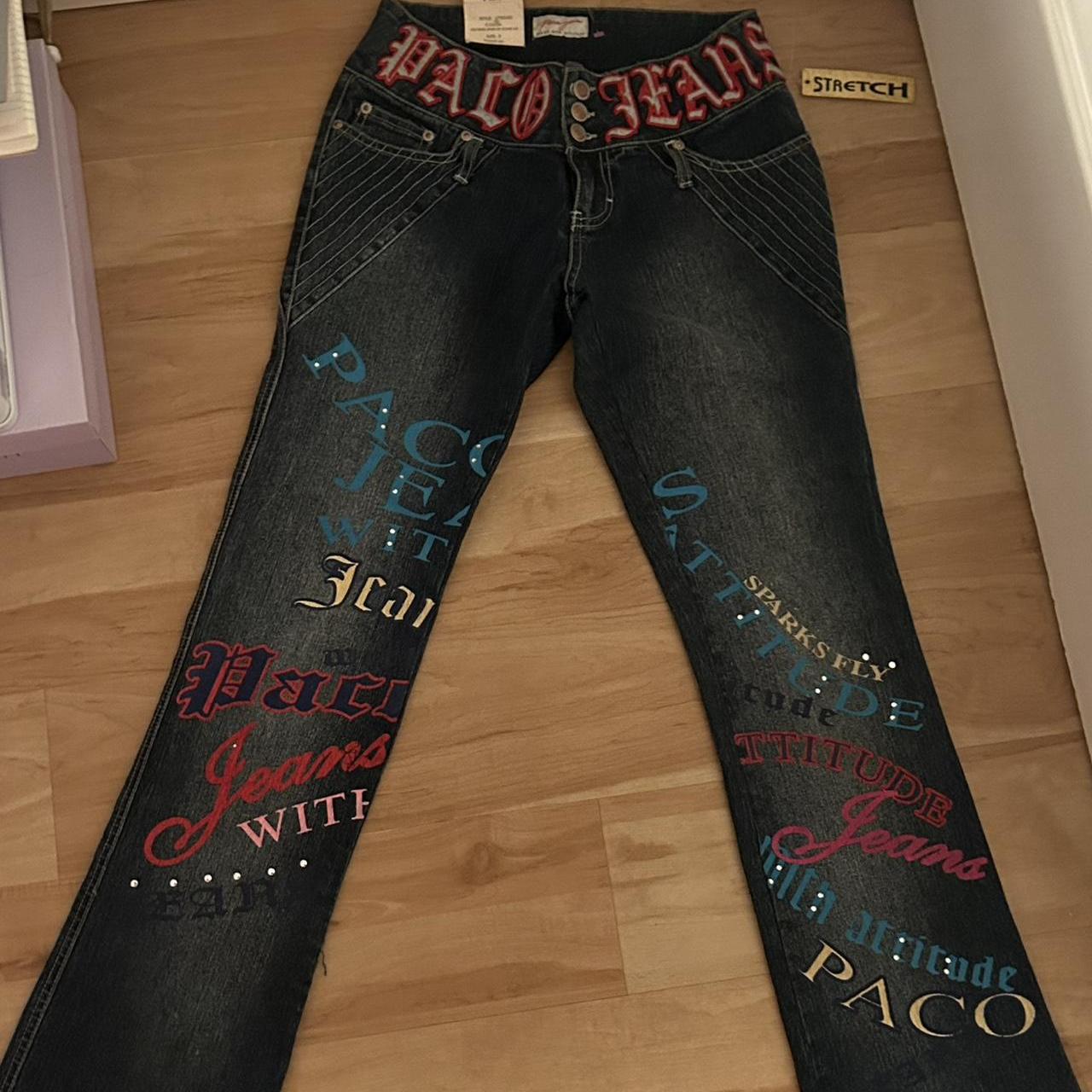 authentic poco jeans with original vintage tag,... | Depop