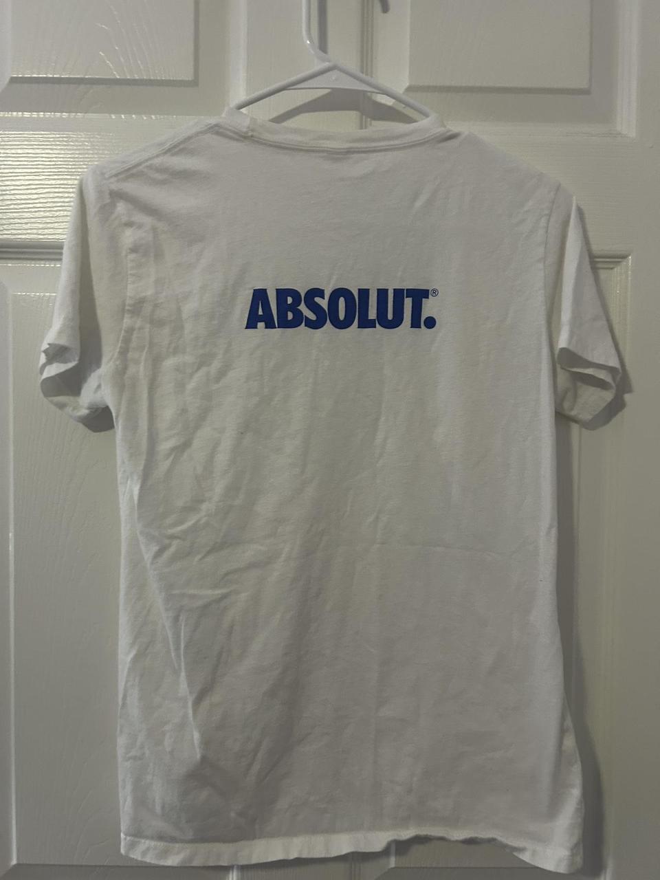 Absolut vodka t shirt, never worn - Depop