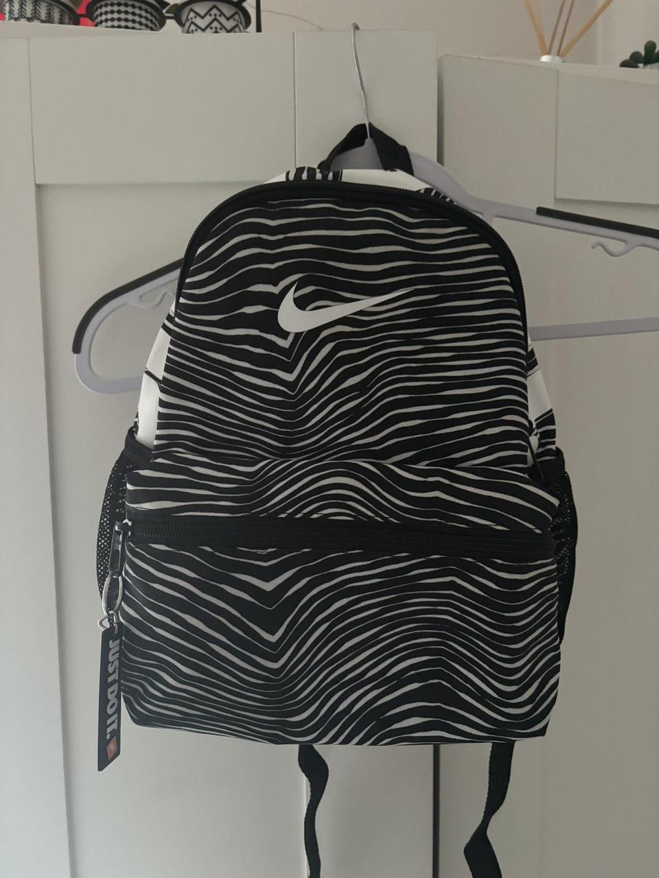 Small Nike backpack in zebra print #nike #nikebackpack - Depop