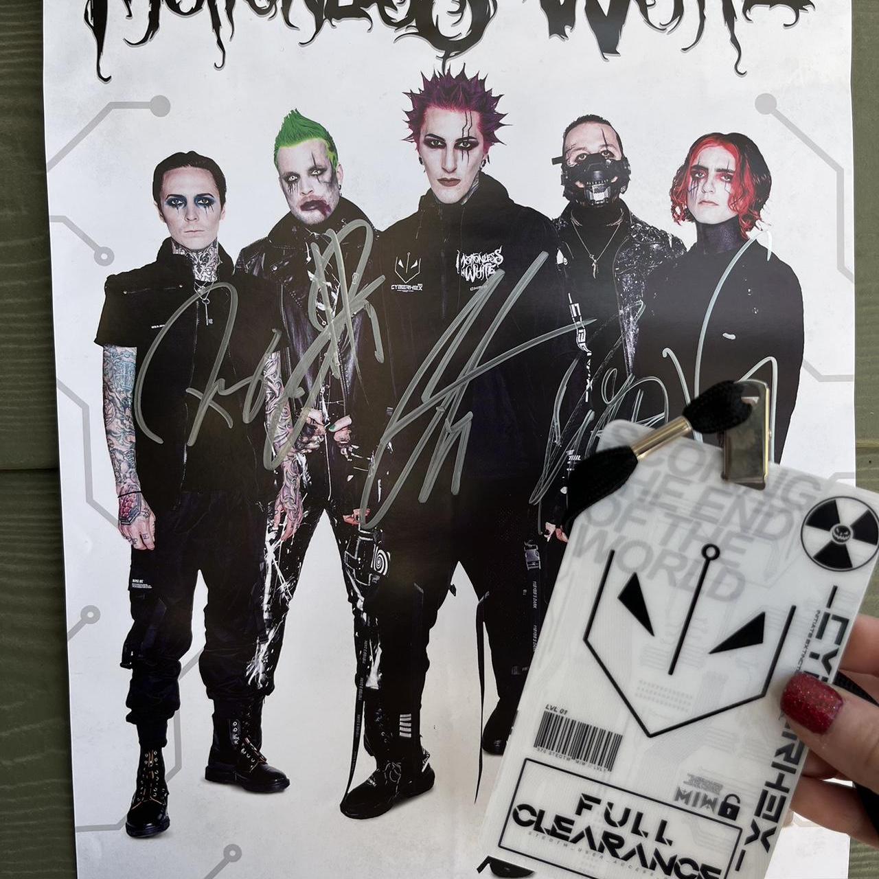 Motionless in White signed poster Dark Horizon Tour... - Depop