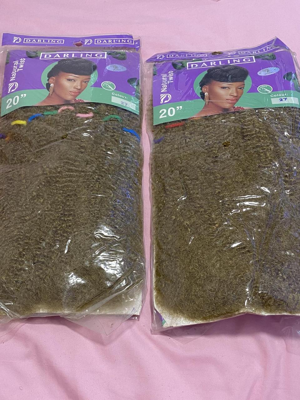 Darling natural twist colour 27 #hair #brown # hair... - Depop