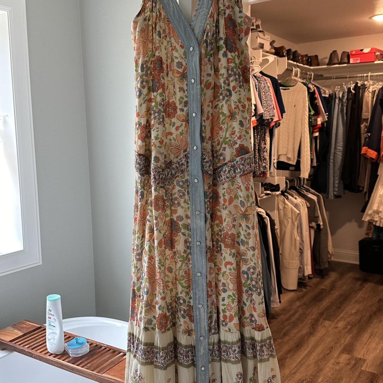 Free people kelso maxi dress in size small.... - Depop