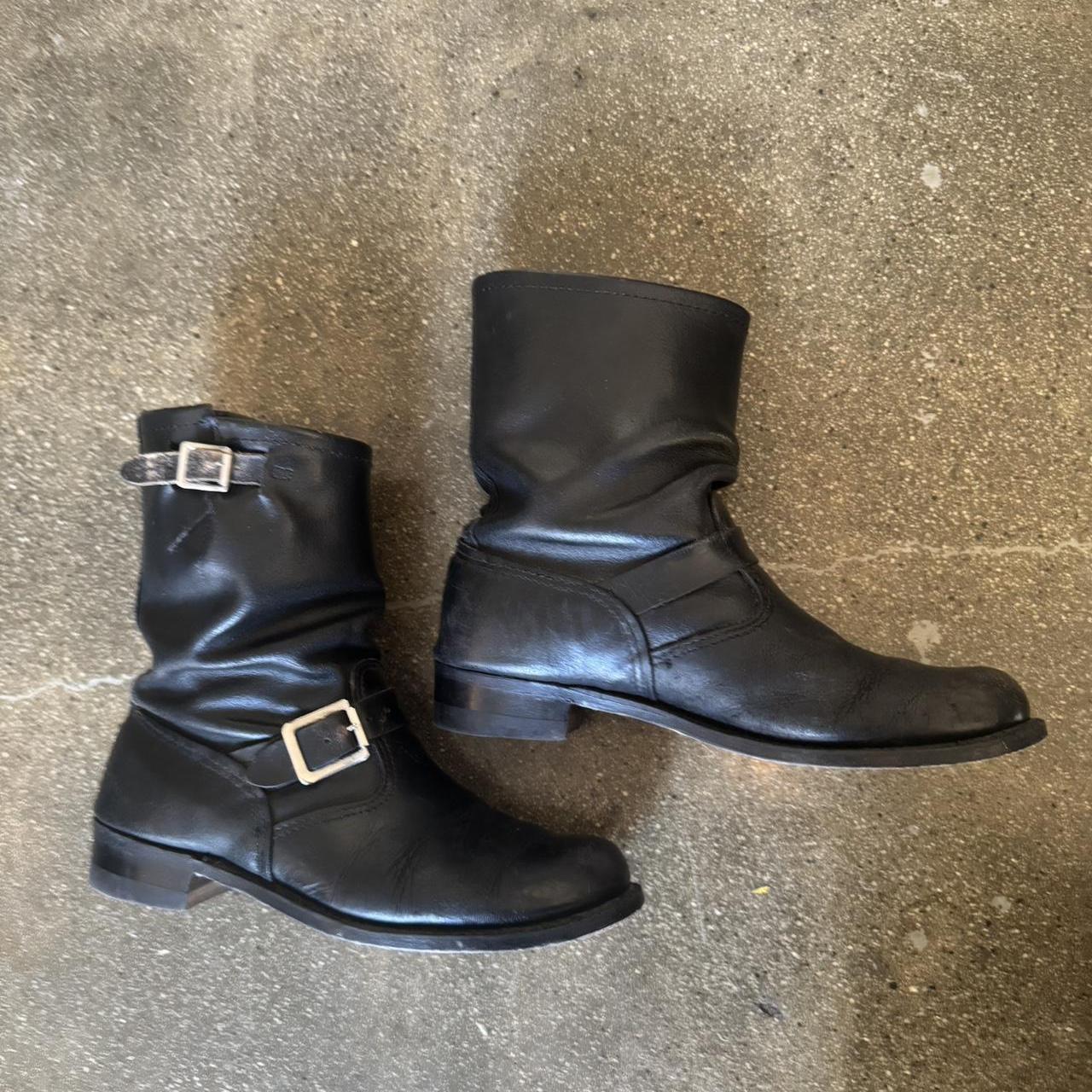 1940s 1950s engineer chippewa boots macy’s Hard to... | Depop