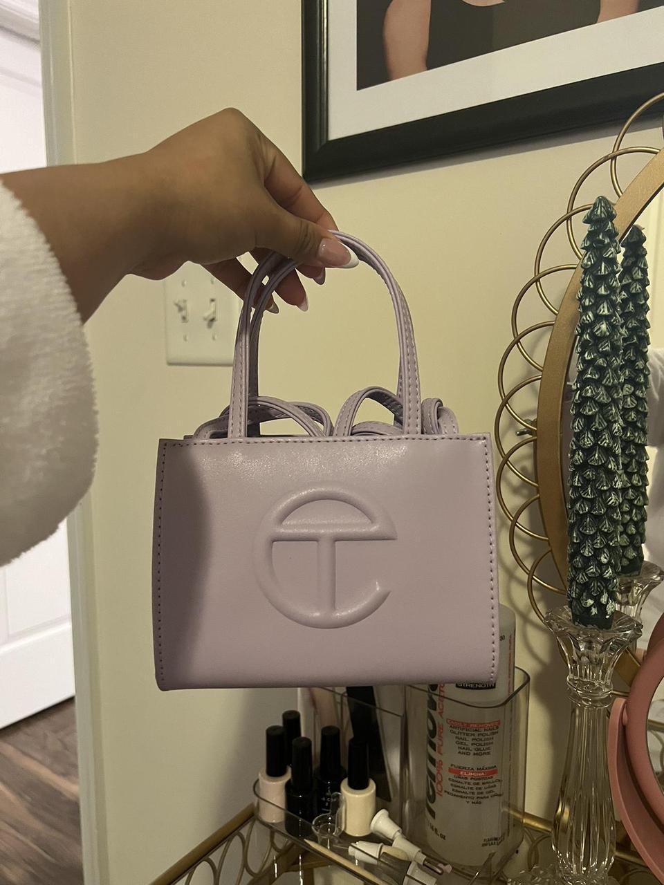 Telfar lilac small bag 💜 #telfar #bags LIKE NEW... - Depop