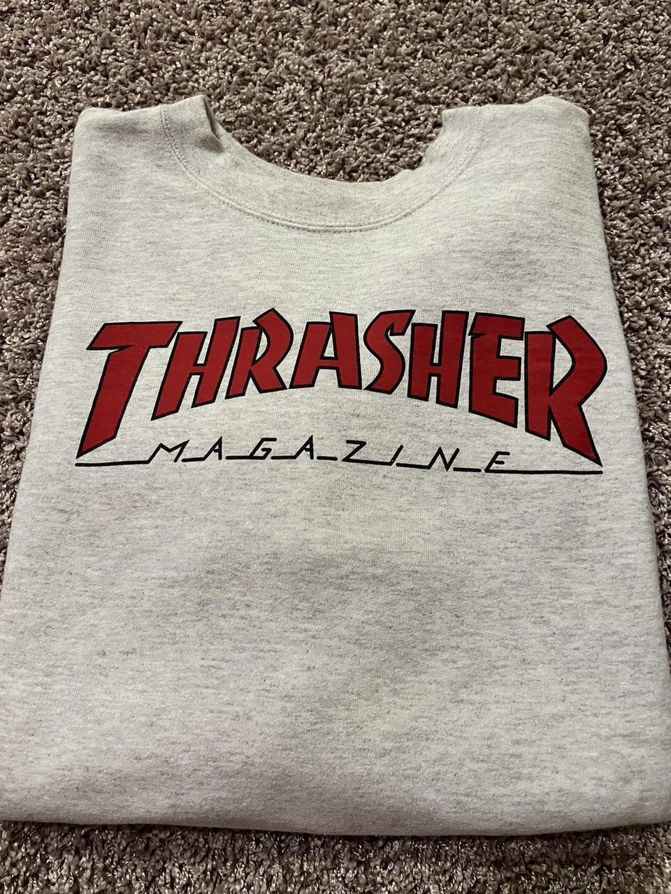 Classic Thrasher crewneck sweatshirt size M - Depop